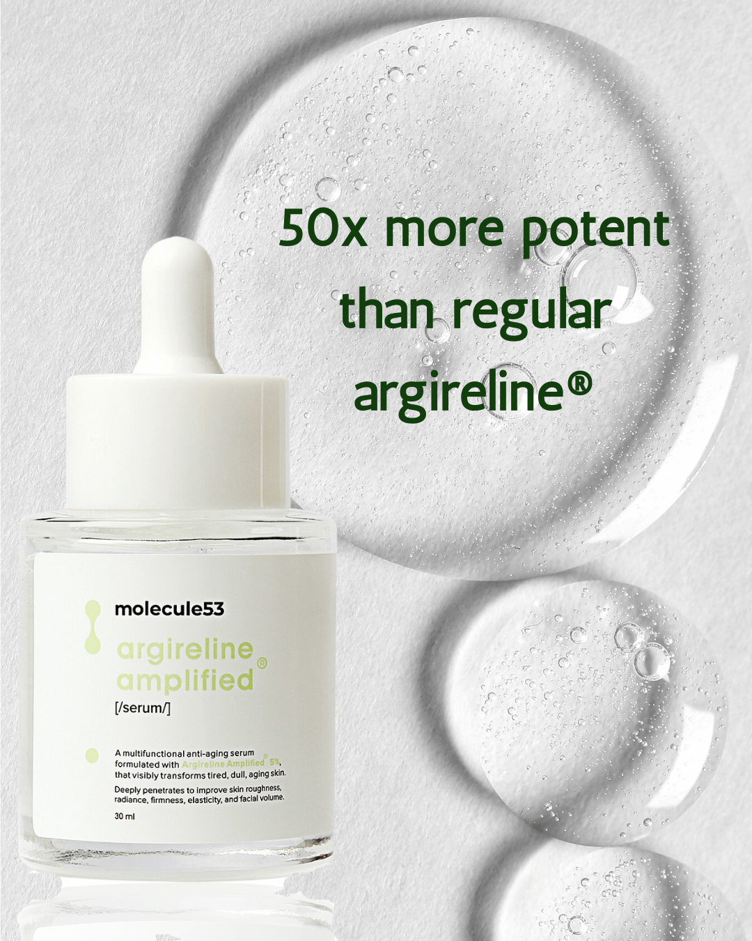 Lift & Glow Serum: Reverse Aging with Argireline® Amplified – Molecule53